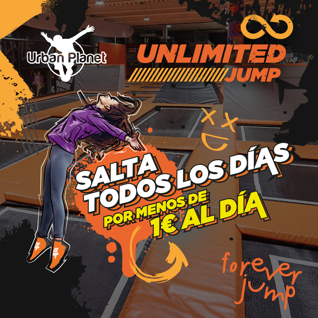 Urban Planet amplía su suscripción «Unlimited Jump» a todos sus parques